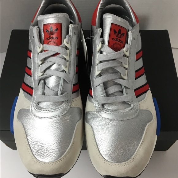 adidas | Shoes | Adidas Originals Rising Star Xr Silver Red Sizes ...